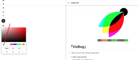 Color Picker Does Not Work Issue GoogleChromeLabs ProjectVisBug GitHub