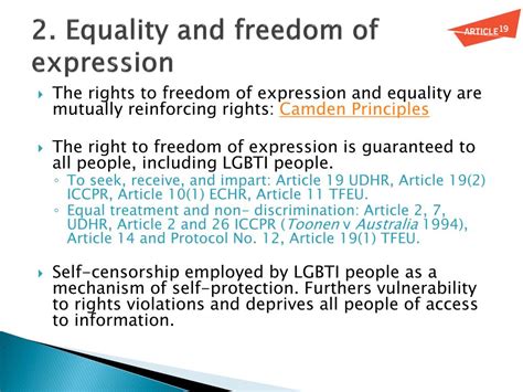 Ppt Freedom Of Expression Equality Hate Speech Powerpoint