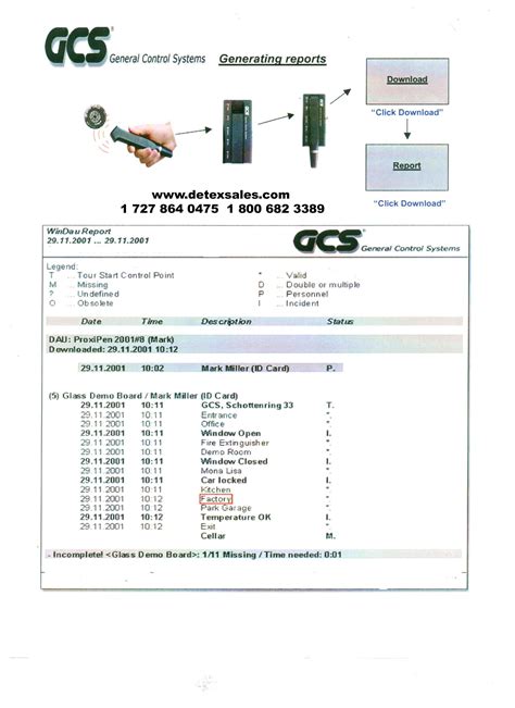 Employee Time Clocks Detex Proxipen Kit Gcs Pp Kit