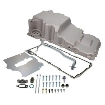 LS Aluminum Rear Sump Low Profile Retro Fit Oil Pan W Turbo Drain