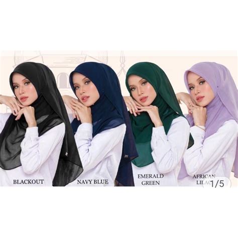 Jual Kerudung Malaysia Pashmina Segiempat Square Shawl Malaysia Part I Shopee Indonesia