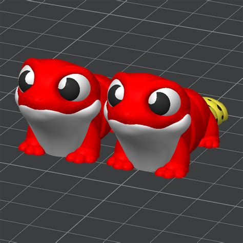 3d Printable Flexi Articulating Gecko By 3djpdesigns