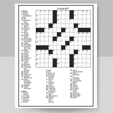 Printable Crosswords Uk Free Printable Hq