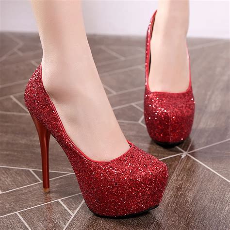 골든 실버 2022 여성 신발 하이힐 펌프 스파이크 힐 패션 뾰족한 발가락 얕은 드레스 여성 신발 여성 펌프 2021 Aliexpress