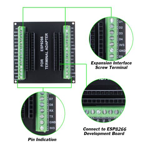 Esp8266 Breakout Board Wi Fi Gpio 1 Into 2 Cp2102 Chip Nodemcu