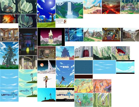 Ds Dsi Lost Magic Backgrounds The Spriters Resource