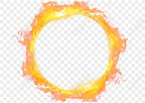 Fire Ring Circular Light Effect Flameblazefire Cover Free Png And