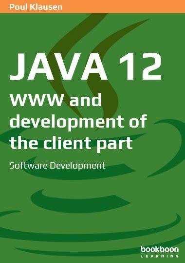 Java 12 And Development Of The Client Part Software Development