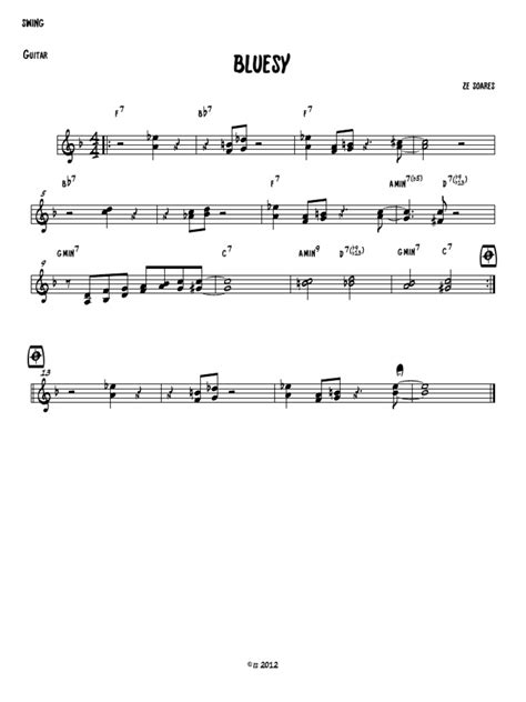 Bluesy Guitar Pdf