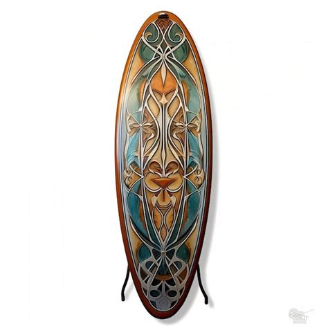 Premium Photo Ironing Board Art Nouveau Art Style White Backgroun