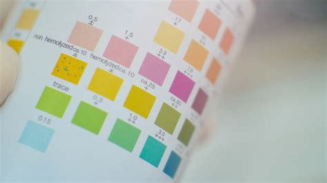 Urinalysis Test Strip Color Chart Learnparallaxcom Medical Lab Urine