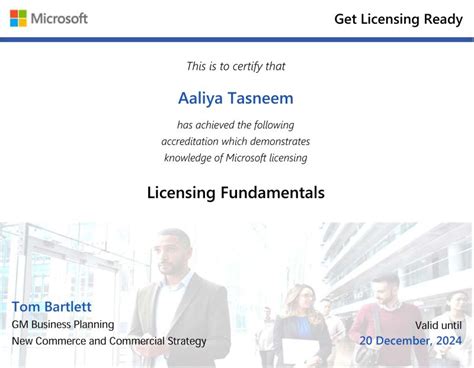 Aaliya Tasneem On Linkedin Getlicensingready Microsoft Certification
