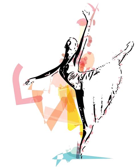 Ballet Dancer Illustration Pose Vector Dancing Vector Pose Vector