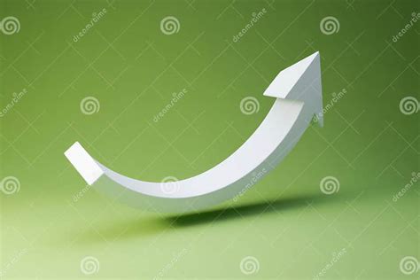 White Plastic Arrow Stock Illustration Illustration Of Abstract