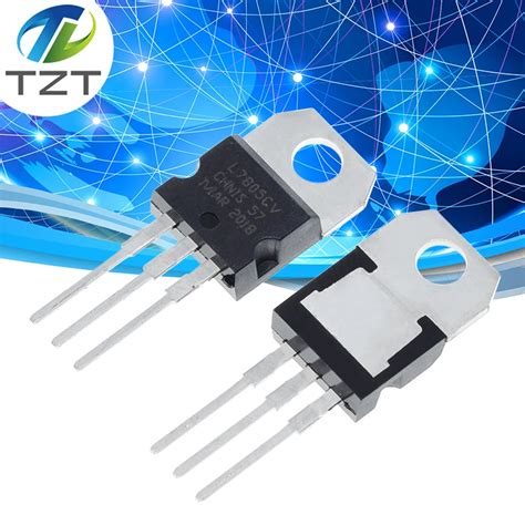 Regulador De Voltaje IC 5 V 1 5A TO 7805 10 Piezas LM7805 L7805 220