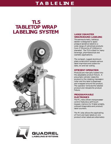 All Quadrel Labeling Systems Catalogs And Technical Brochures
