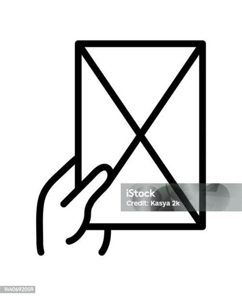 우체국 플랫 라인 아이콘입니다 우편 서비스 모바일 개념 및 웹 디자인 상점에 대한 개요 기호 가방에 대한 스톡 벡터 아트 및