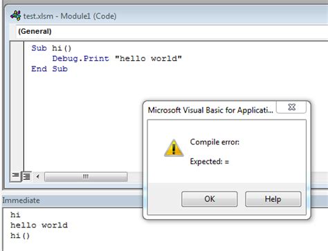 Return A String From A Vba Function Stack Overflow