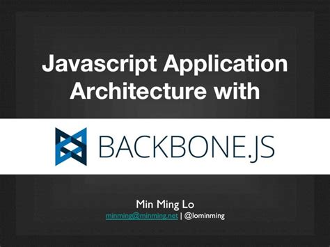 Pdf Javascript Application Architecture With Backbonejs Dokumentips