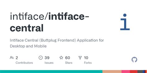 Github Intiface Intiface Central Intiface Central Buttplug Frontend