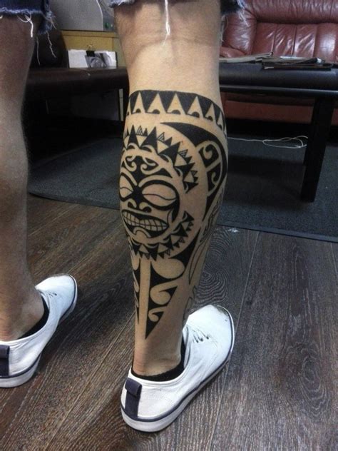 🖤 Тату на икре мужские подборка 35 фото