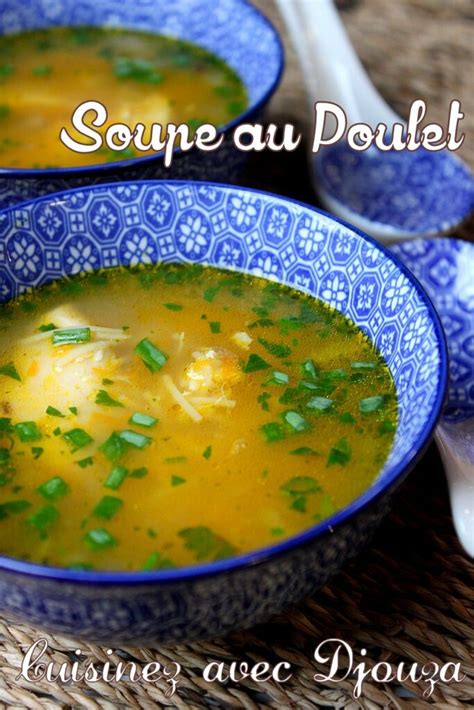 Soupe De Vermicelle Au Poulet Facile De Style Asiatique