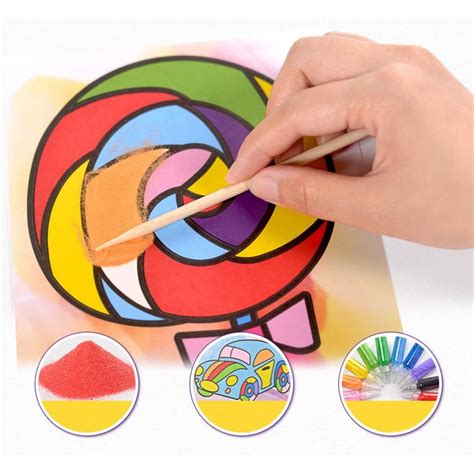 Plansa Desen Cu Nisip Colorat Printesa Pici Ro