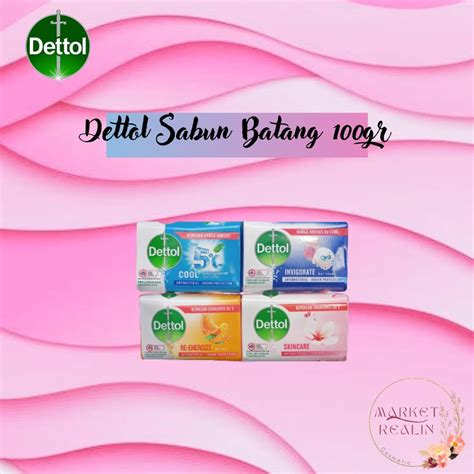 Jual Sabun Mandi Dettol Batang 100g Shopee Indonesia