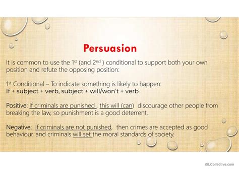 Persuasion Lesson For B1s Using The English Esl Powerpoints