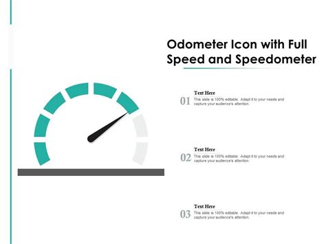 Odometer Icon With Full Speed And Speedometer Powerpoint Slides Diagrams Themes For Ppt