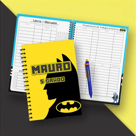 Agenda Escolar Batman Crear Y Emprender