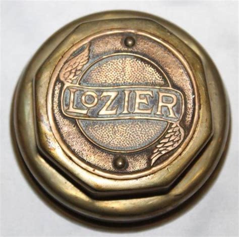 Lozier Brass Threaded Automobile Hubcap Auction