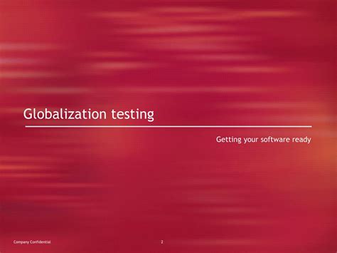 PPT Globalization Testing PowerPoint Presentation Free Download ID