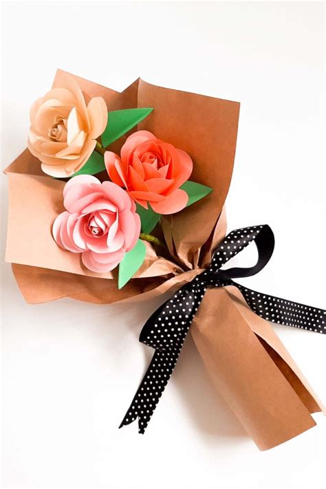 Diy Paper Flower Bouquet Tutorial Using Daiso Paper The Art Of Dollar