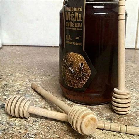 1 шт. деревянные медовые ложки Прочные Легкие Длинные ручки ложка для ...