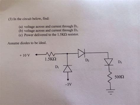 Solved In The Circuit Below Find A Voltage Across Chegg Com