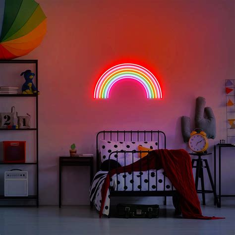 Custom Made Neon Signs Rainbow Neon Sign Led Business Sign Aoos