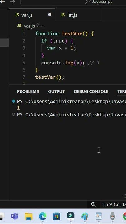 Difference Between Var Let In Javascript Var And Let Javascript