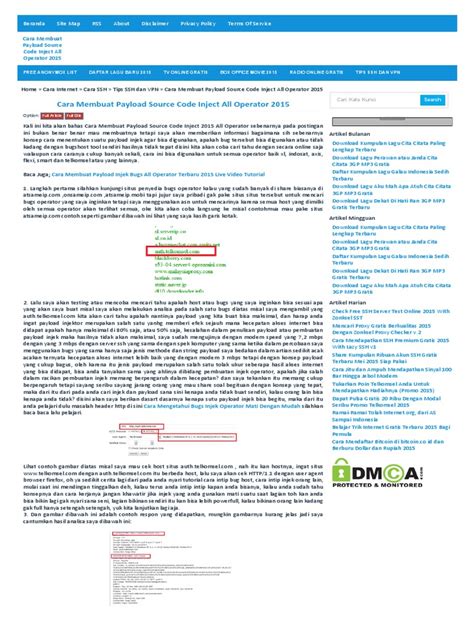Cara Membuat Payload Source Code Inject All Operator Pdf