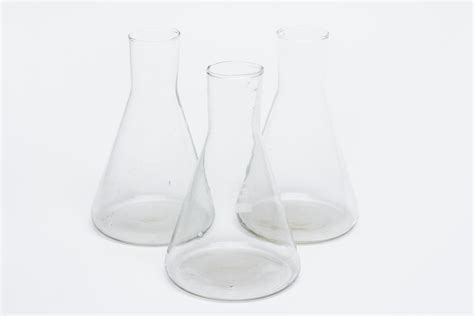 Cone Flask 250ml Set Of 3 Soviet Chemical Glass Laboratory Etsy Uk