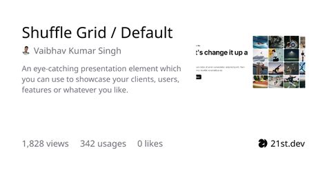 21st Dev The First Vibe Crafting Tool