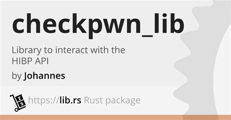 checkpwn lib Rust加密库 Lib rs Rust 包仓库