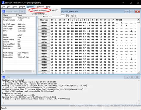 关于使用j Flash直接烧录bin文件的方法jflash烧录bin文件 Csdn博客