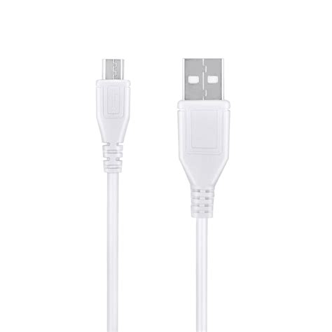 KONKIN BOO Compatible 5ft White Micro USB Charging Cable PC Laptop DC Charger Power Replacement