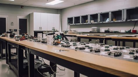 Premium Photo A Photo Of A Robotics Lab With Various Robots