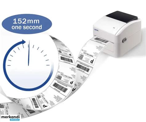 Roll Label Printer Up To 108 Mm Wide Connectable To Pc Usb Bluetooth