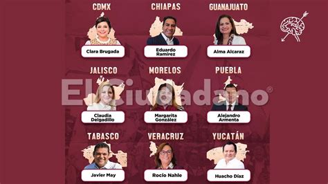 Estos Son Los Candidatos De Morena Para Los Estados En 2024