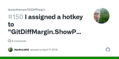 I Assigned A Hotkey To GitDiffMargin ShowPopup But Using It Crashes