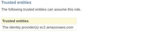 Amazon Web Services AWS IAM Roles What Is A Trusted Entity Exactly Server Fault