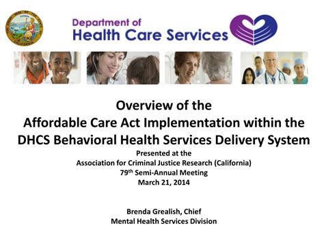 PPT Behavioral Health Delivery System Changes PowerPoint Presentation